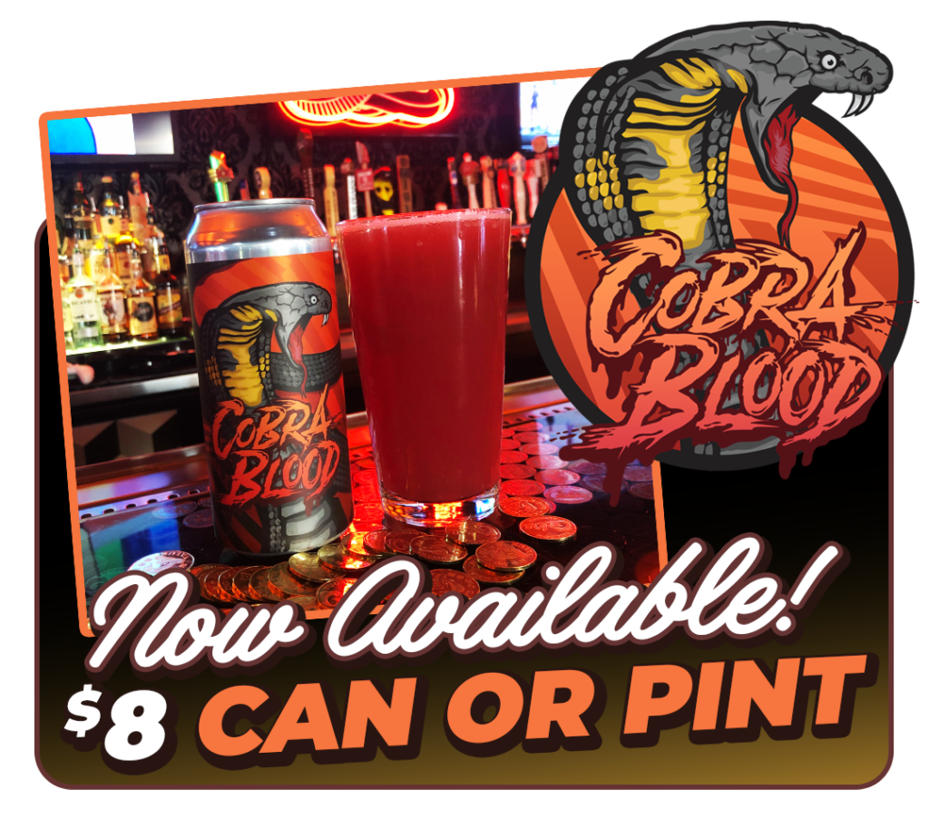 Cobra Tucson Menu - Cobra Arcade Bar